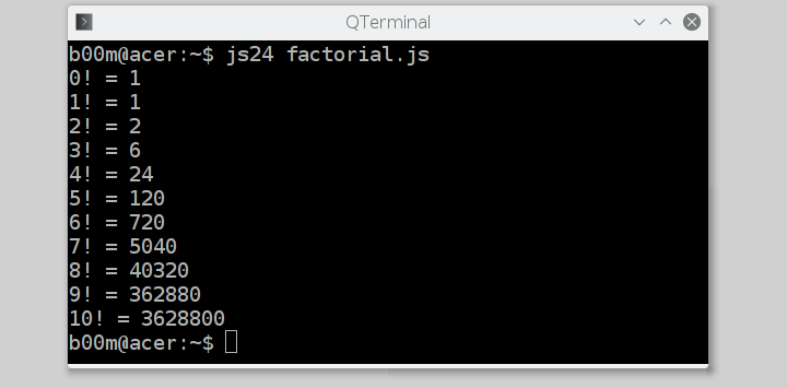 How to run JavaScript from command line in Linux How to run JavaScript from command line in Linux